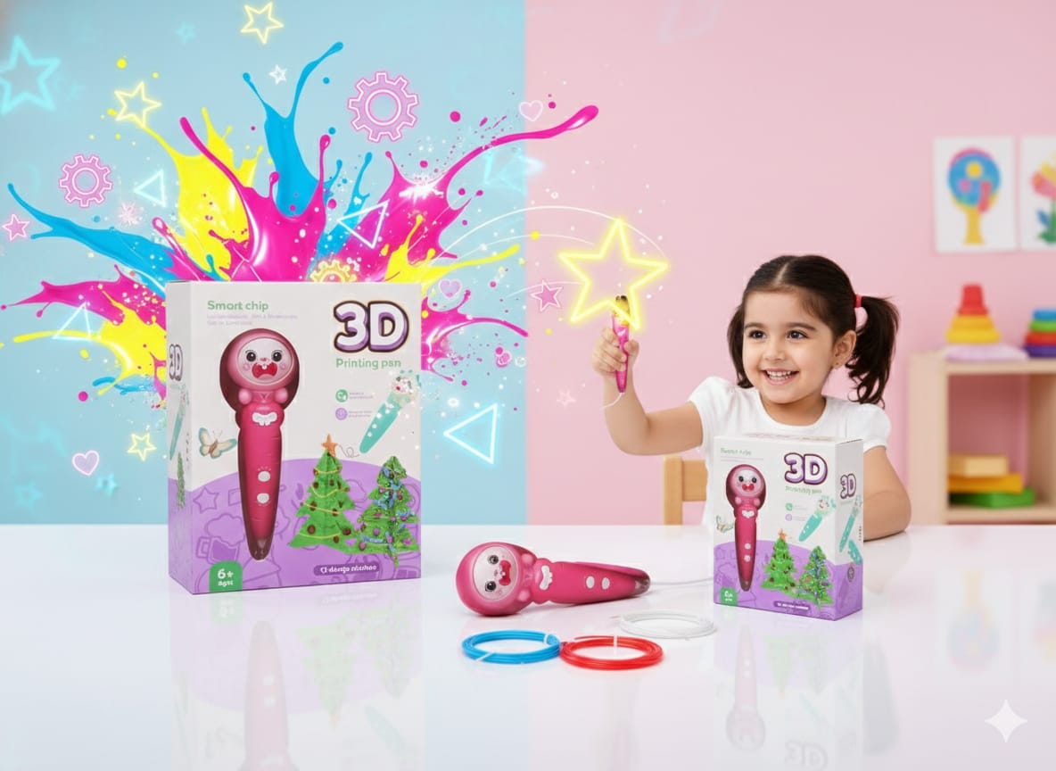 Buy Cute 3D Carrot Pen Rechargeable Drawing for Kids - 3D4 at Best Price in Pakistan - Odeez ...