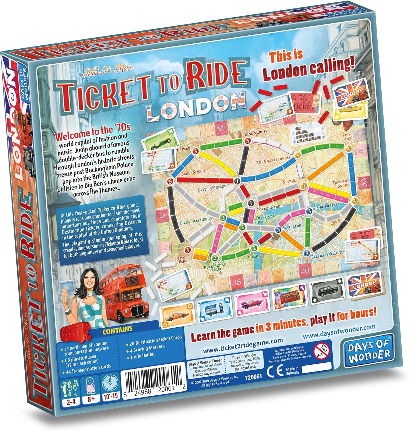 Buy Ticket to Ride London Board Game Pakistan | Quick Bus Route ...