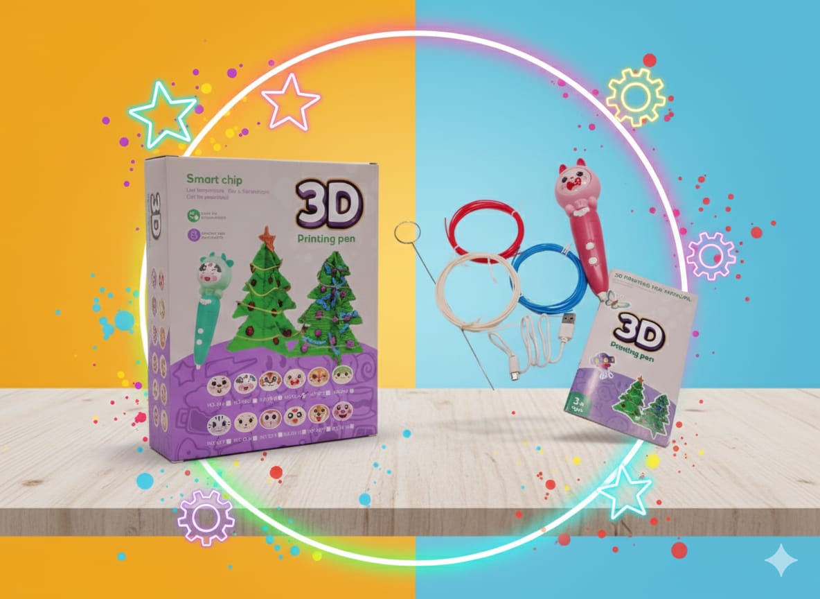 Buy Cute 3D Carrot Pen Rechargeable Drawing for Kids - 3D4 at Best ...