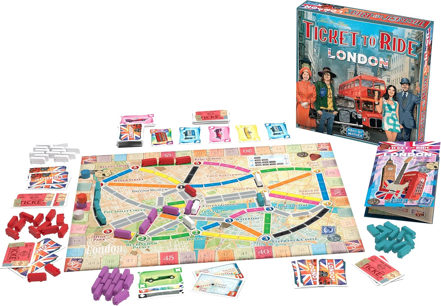 Buy Ticket to Ride London Board Game Pakistan | Quick Bus Route ...