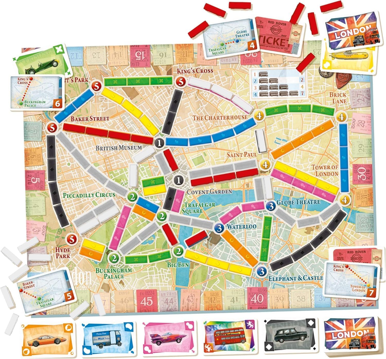 Buy Ticket to Ride London Board Game Pakistan | Quick Bus Route ...
