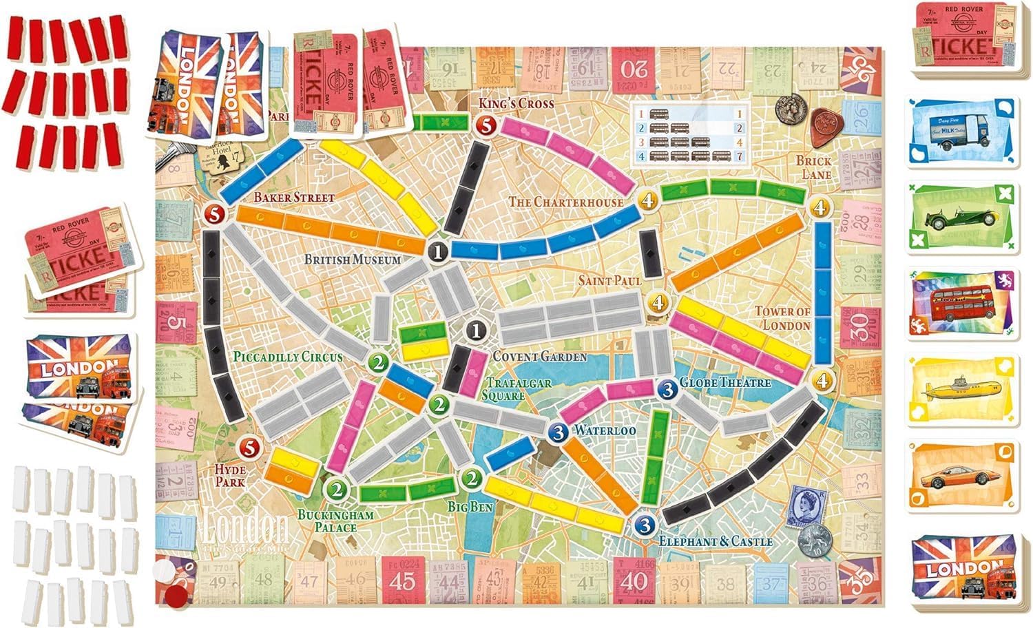 Buy Ticket to Ride London Board Game Pakistan | Quick Bus Route ...