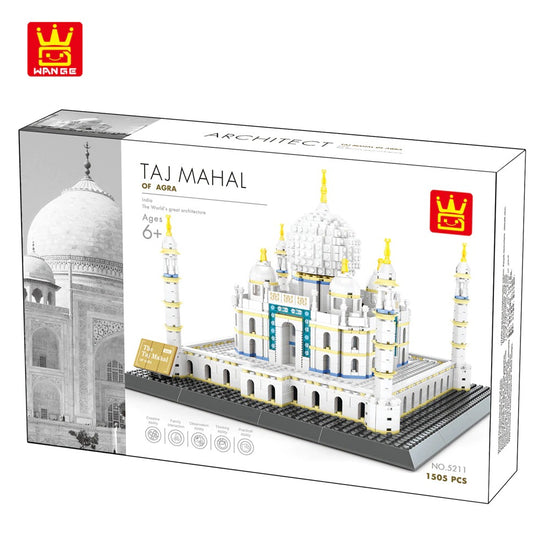 Buy The Taj Mahal Construction Building Blocks Model 1113 Pieces - 211 ...