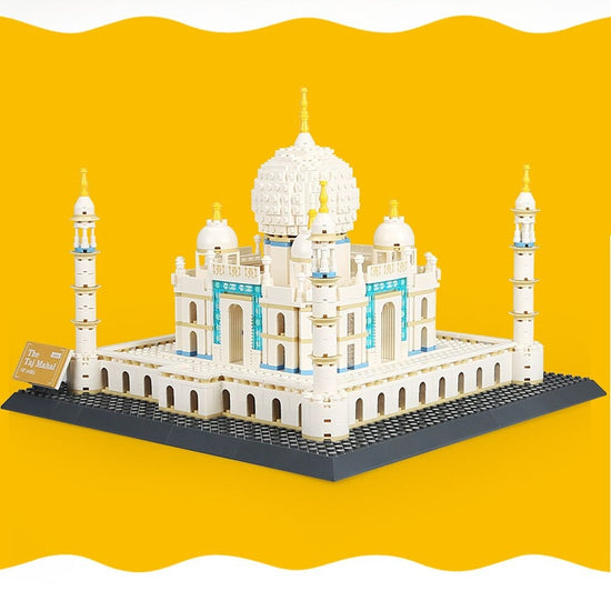 Buy The Taj Mahal Construction Building Blocks Model 1113 Pieces - 211 ...